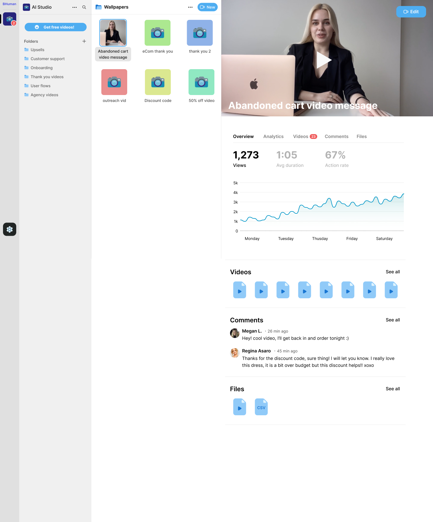 BHuman | AI personalized videos at scale